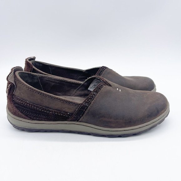 Merrell | Shoes | Merrell Women Ashland Slip On Loafer Leather Shoes ...